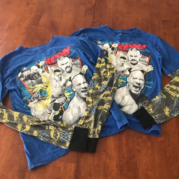 WWE | Shirts & Tops | Wwe Raw Long Sleeve Shirt | Poshmark